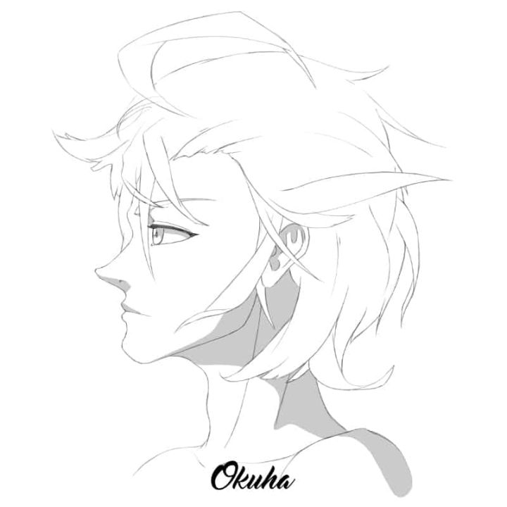 20 Side Profile Drawing Ideas - How to Draw a Side Profile