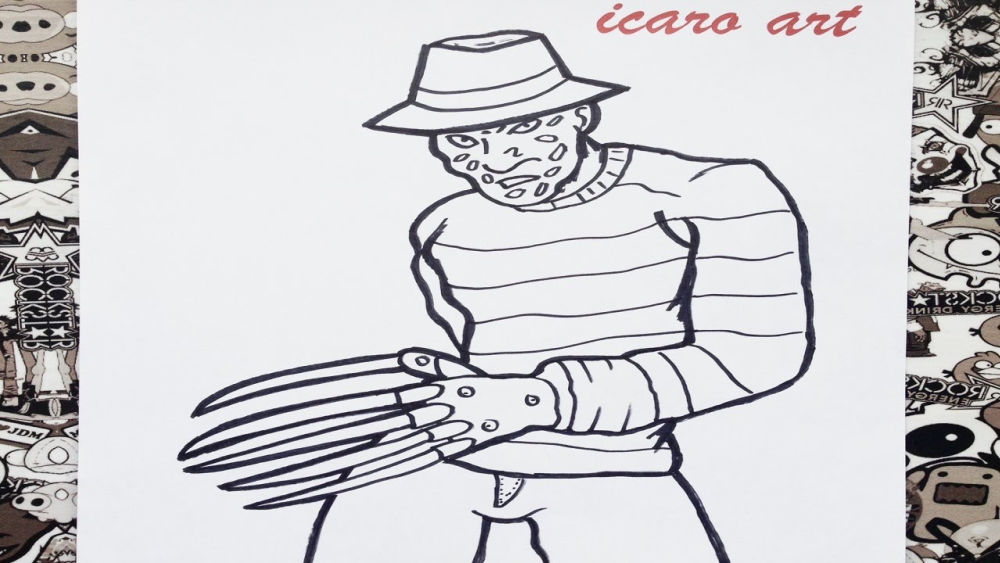 25 Freddy Krueger Drawing Ideas - How to Draw Freddy Krueger