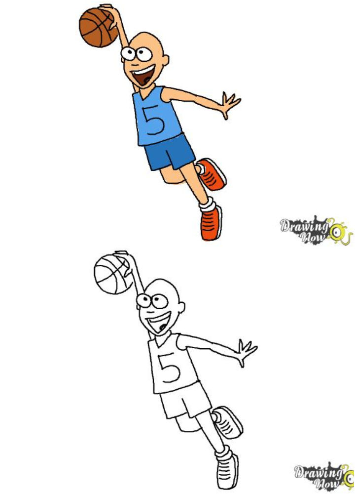 25 Easy Basketball Drawing Ideas - How to Draw a Basketball