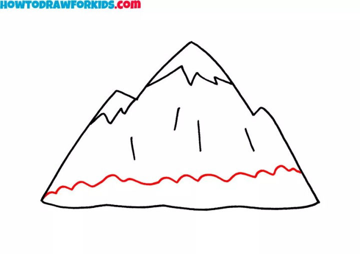 25 Easy Mountain Drawing Ideas - How to Draw a Mountain