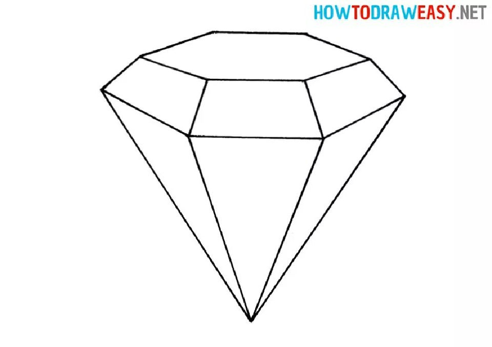 25 Easy Diamond Drawing Ideas - How to Draw