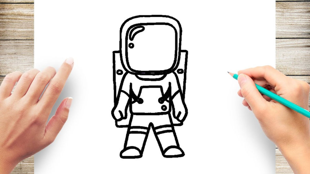 25 Easy Astronaut Drawing Ideas - How to Draw