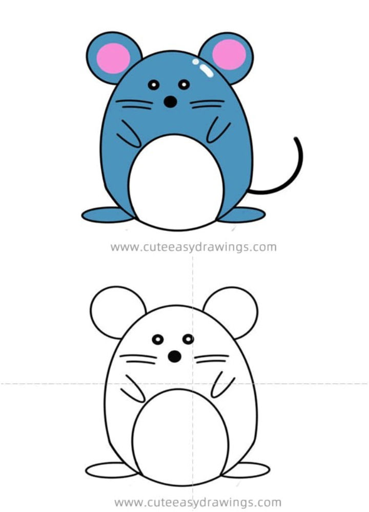 25 Easy Rat Drawing Ideas - How to Draw a Rat