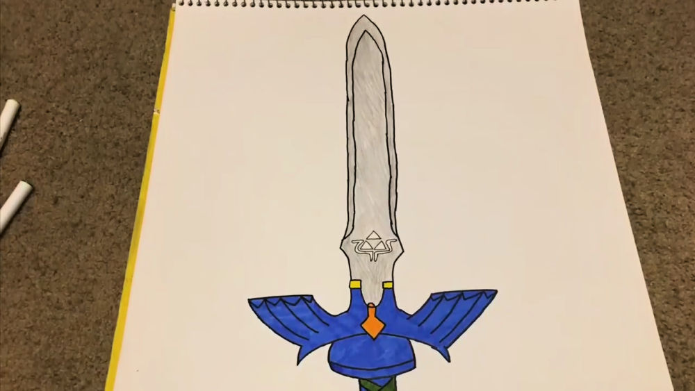 25 Easy Sword Drawing Ideas - How to Draw a Sword - Blitsy