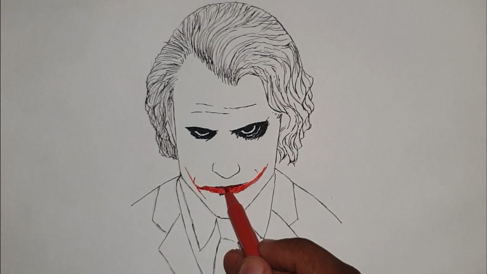 25 Easy Joker Drawing Ideas - How to Draw the Joker