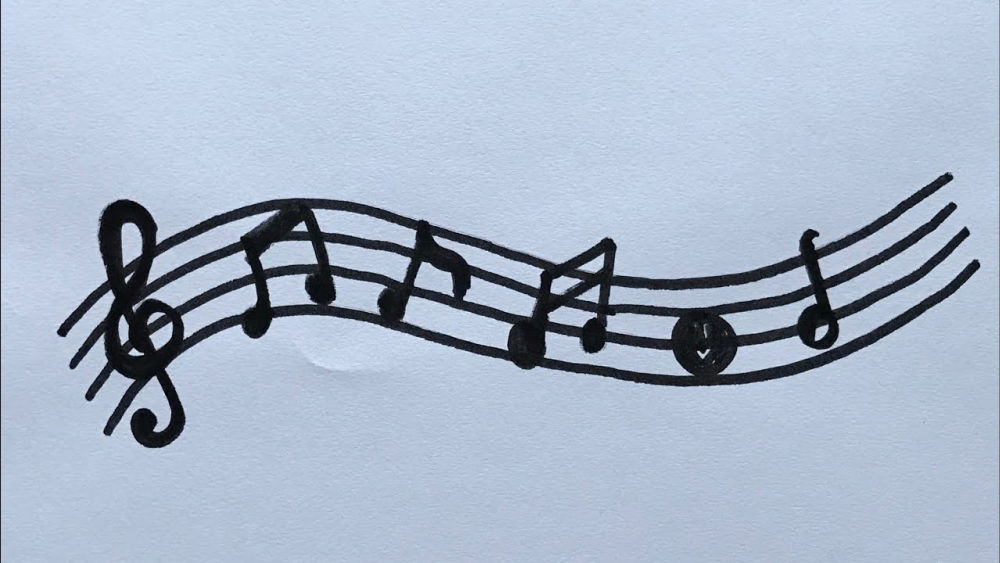 15 Easy Music Notes Drawing Ideas - How to Draw