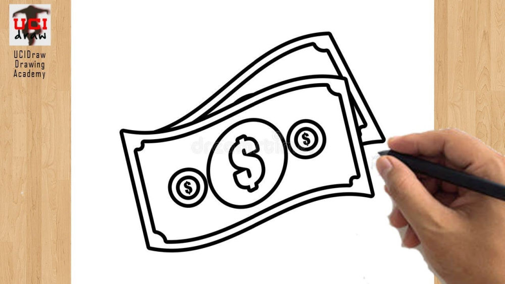15 Easy Money Drawing Ideas - How to Draw Money