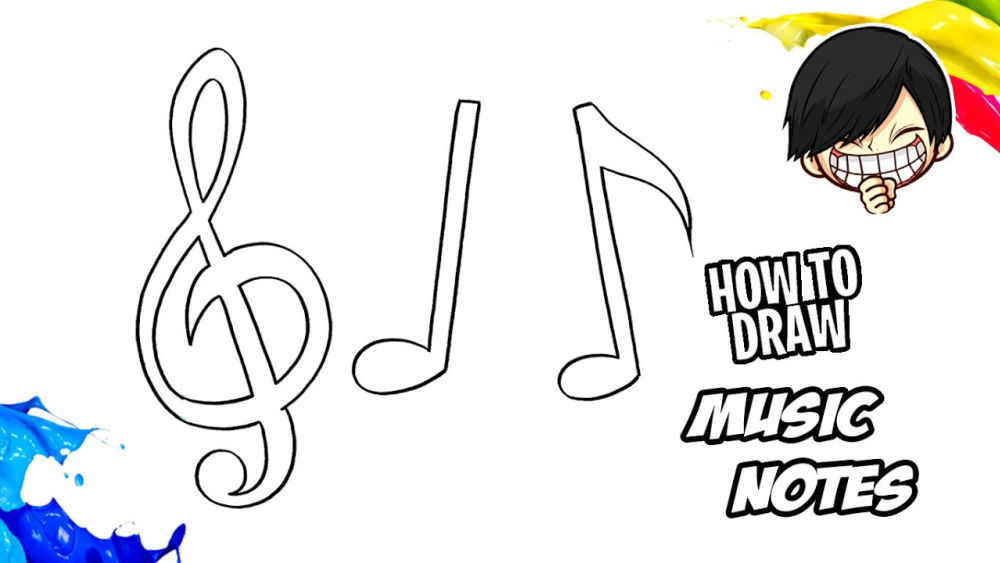 15 Easy Music Notes Drawing Ideas - How to Draw