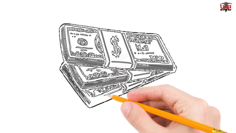 15 Easy Money Drawing Ideas - How to Draw Money