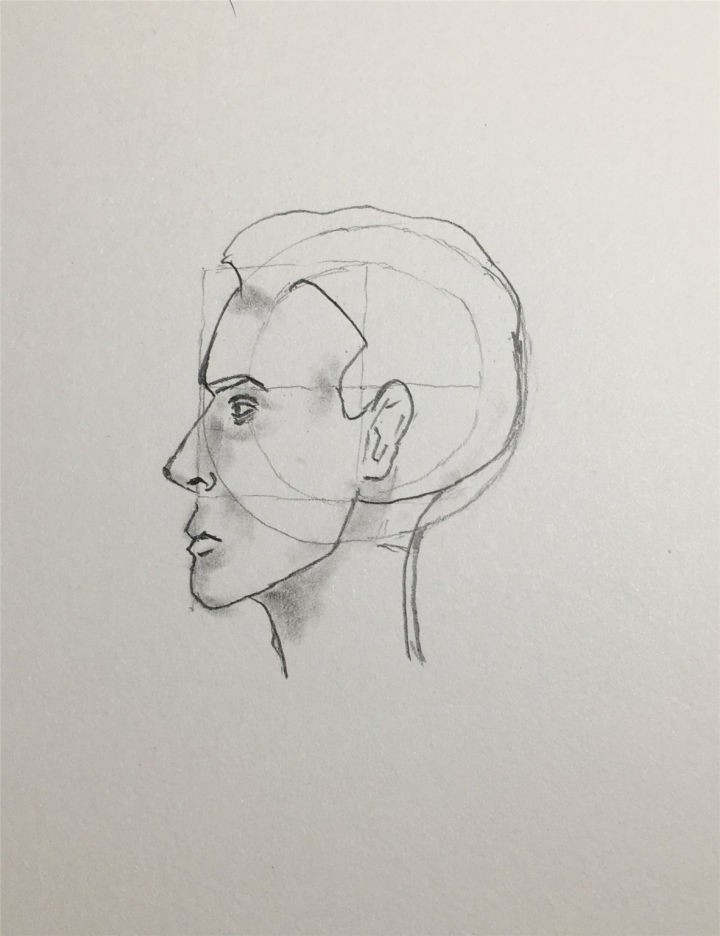20 Side Profile Drawing Ideas - How to Draw a Side Profile