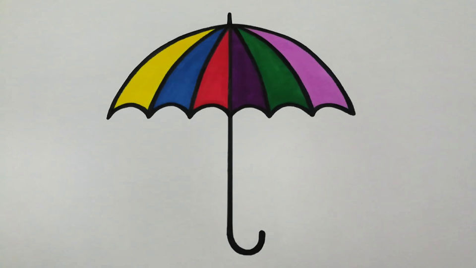 15 Easy Umbrella Drawing Ideas - How to Draw an Umbrella