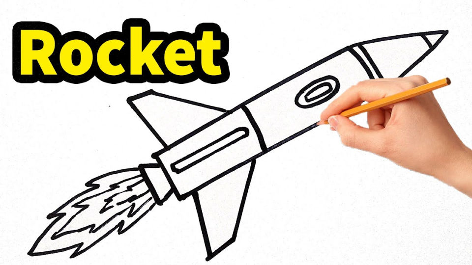 20 Easy Rocket Drawing Ideas - How to Draw a Rocket