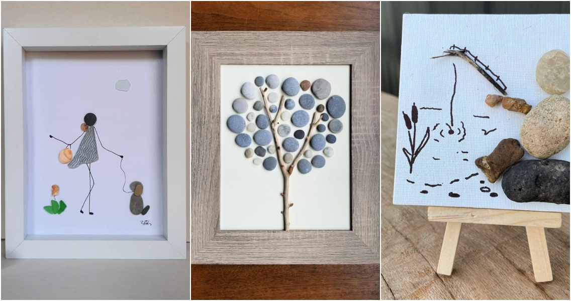 20 Pebble Art Ideas for Beginners - Blitsy