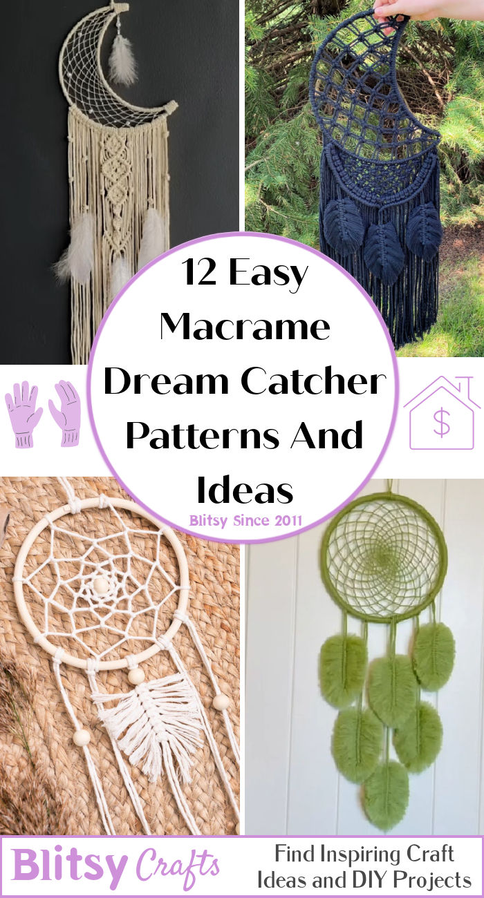 DIY Macrame Dream Catcher - Step by Step Instructions - Blitsy