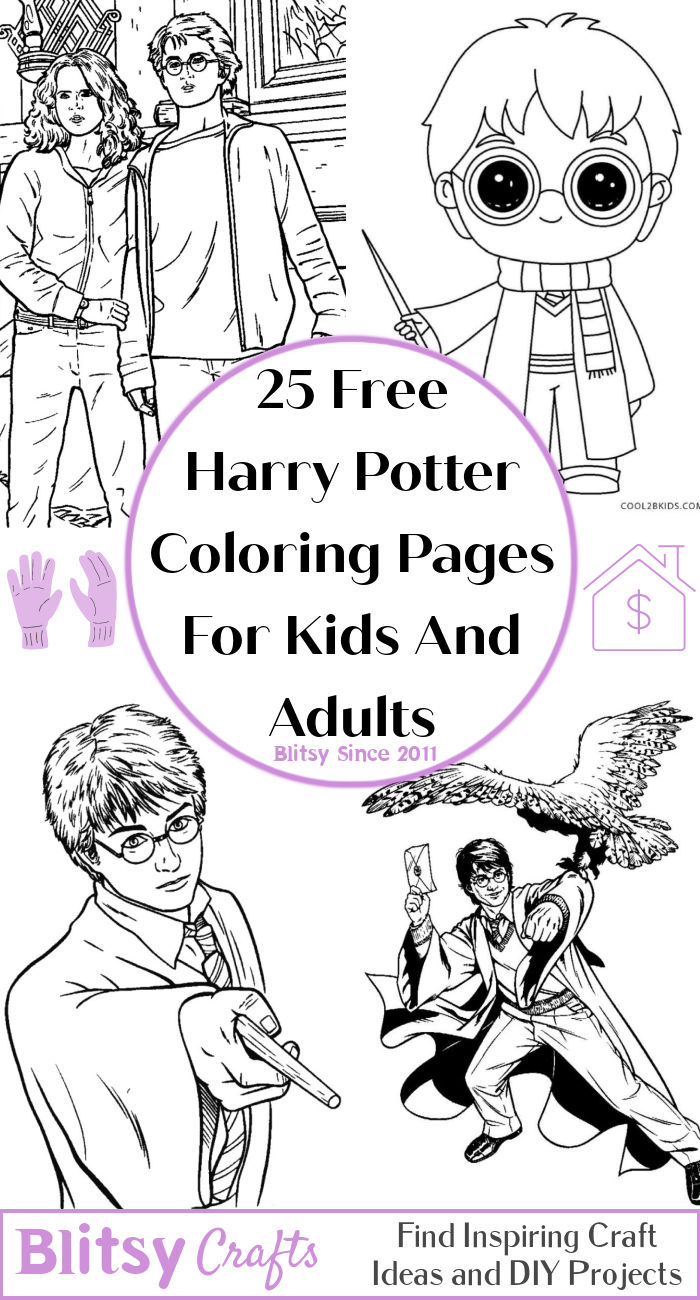 25 Free Harry Potter Coloring Pages for Kids and Adults