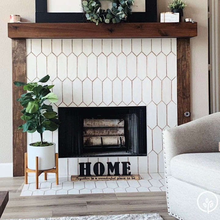 30 Fireplace Tile Ideas That Are Pretty and Practical - Blitsy