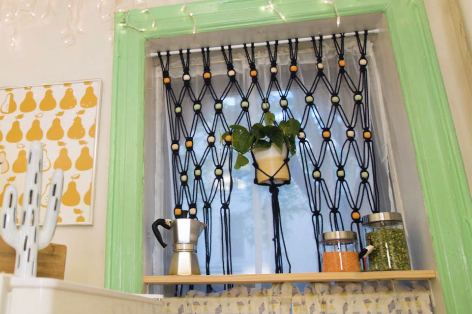 DIY Macrame Curtains - Step by Step Instructions - Blitsy
