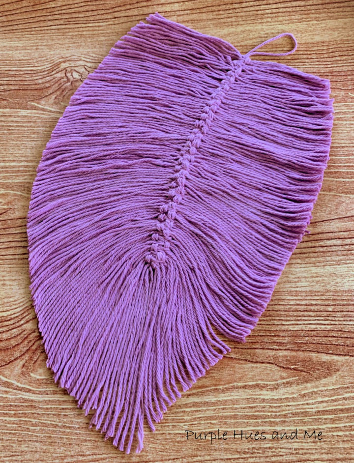 How to Make Macrame Feathers - Blitsy