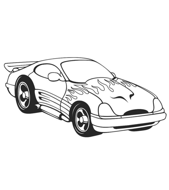 25 Free Car Coloring Pages for Kids and Adults