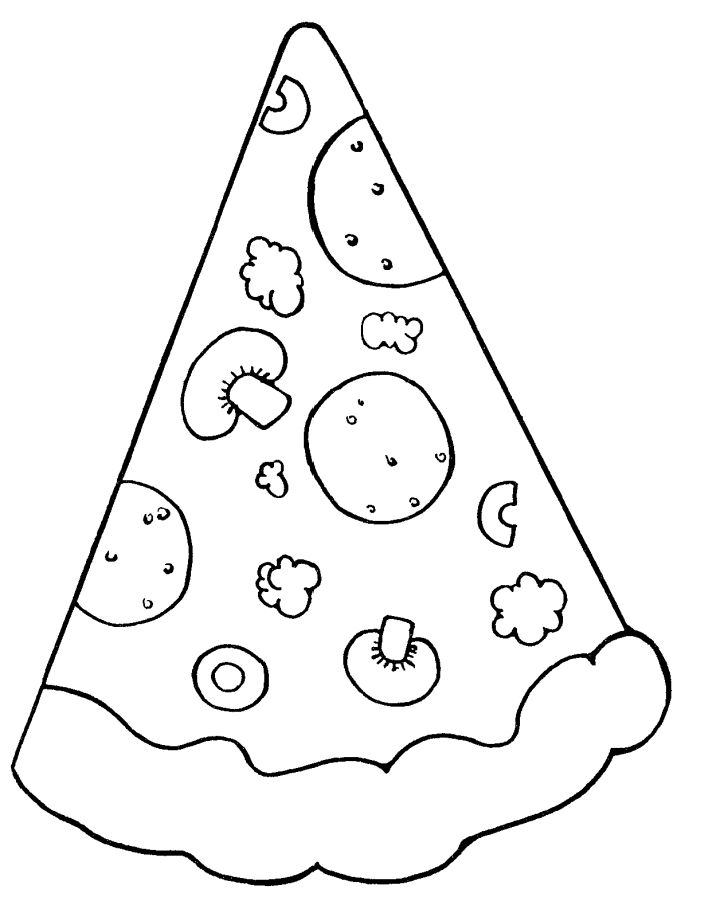 25 Free Pizza Coloring Pages for Kids and Adults - Blitsy