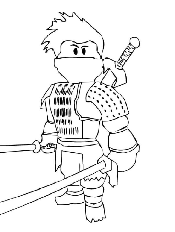 25 Free Roblox Coloring Pages for Kids and Adults