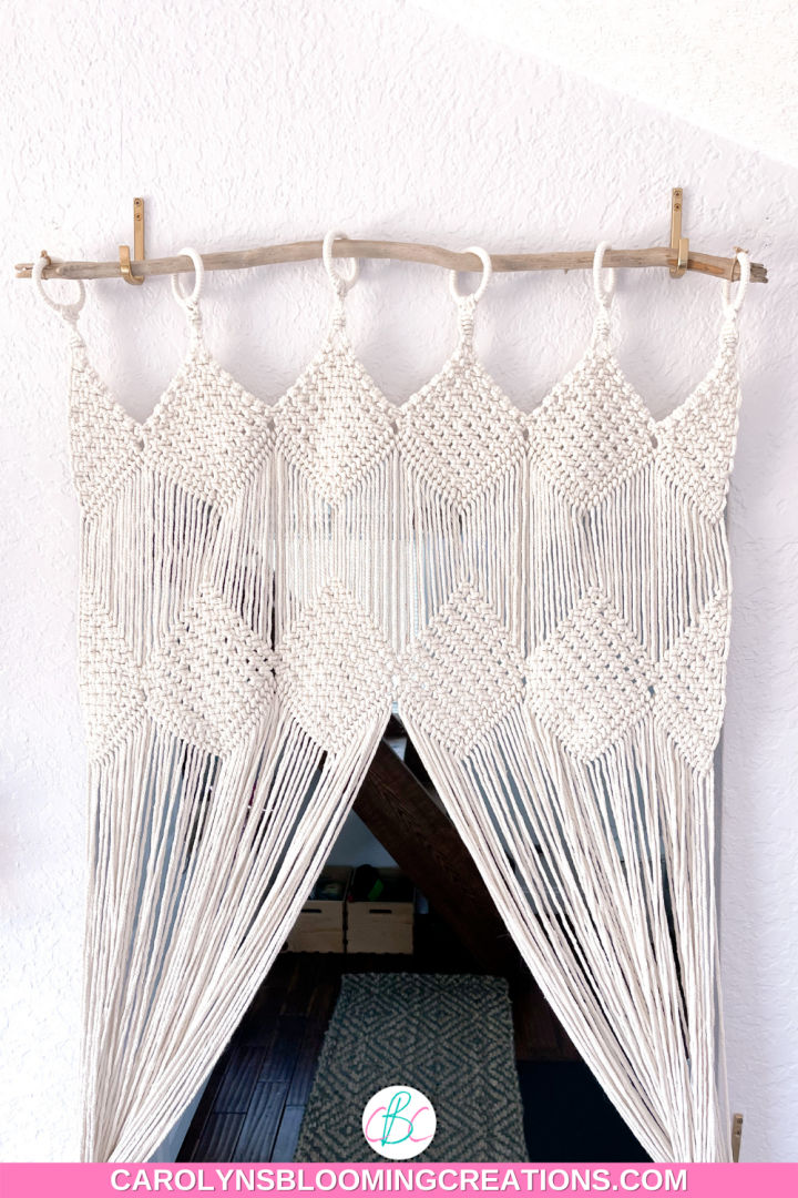 DIY Macrame Curtains - Step by Step Instructions - Blitsy