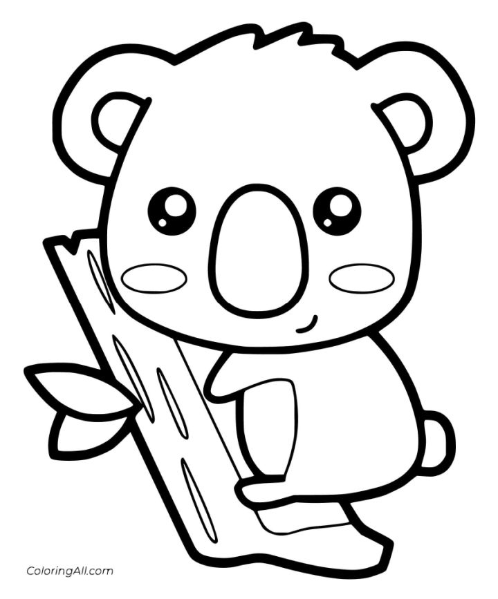 25 Free Koala Coloring Pages for Kids and Adults