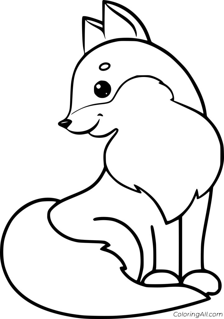 25 Free Fox Coloring Pages for Kids and Adults - Blitsy