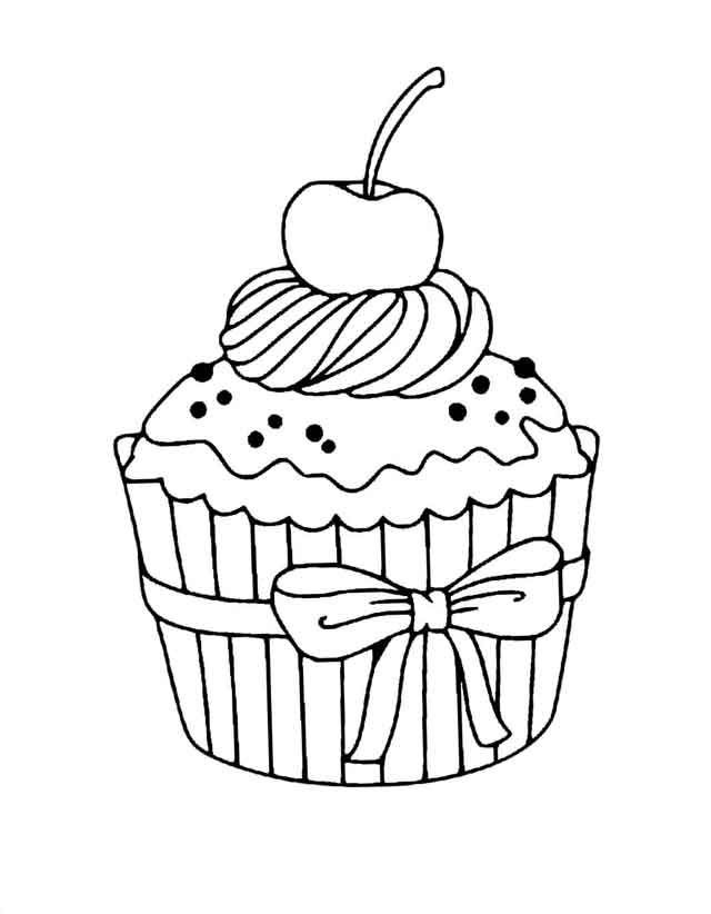 25 Free Cupcake Coloring Pages for Kids and Adults