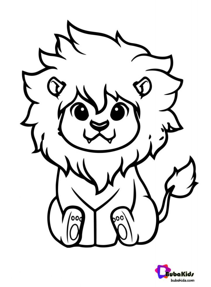 25 Free Lion Coloring Pages for Kids and Adults - Blitsy