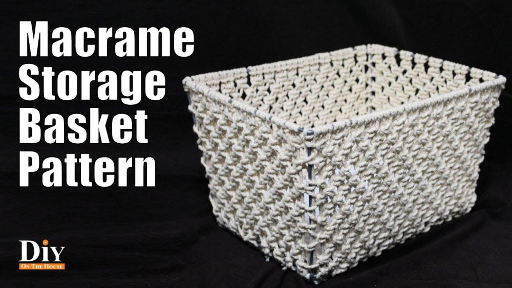 Free DIY Macrame Basket Pattern - Blitsy