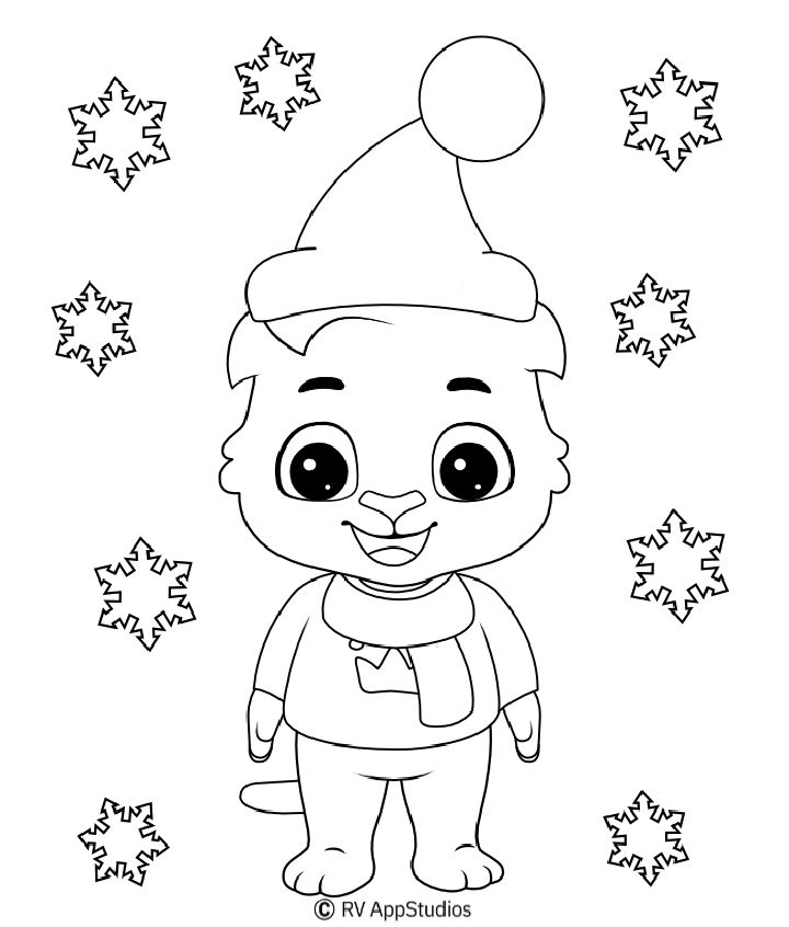 25 Free Winter Coloring Pages for Kids and Adults