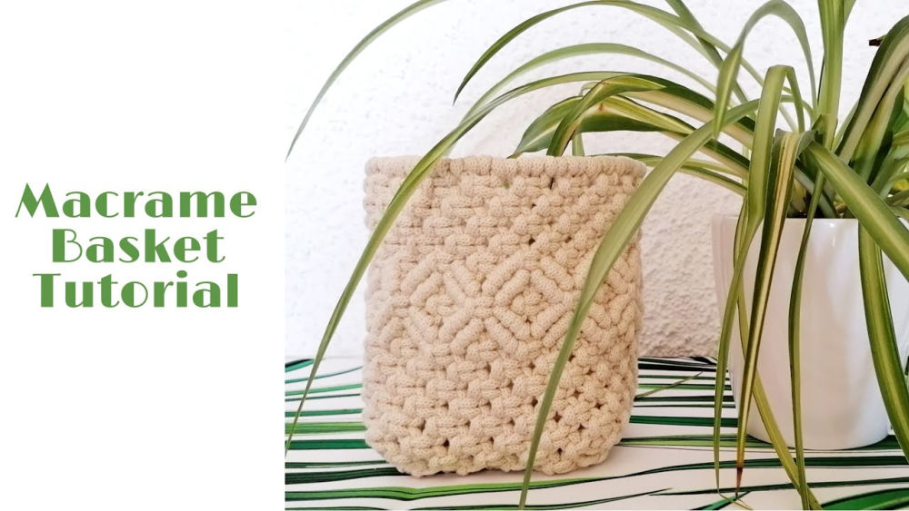 Free DIY Macrame Basket Pattern - Blitsy
