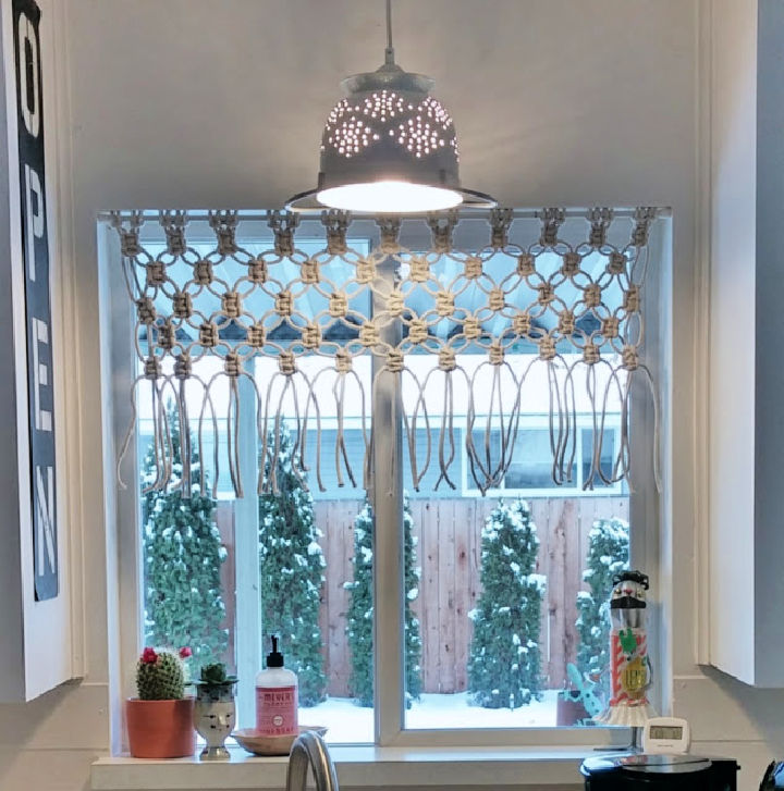 DIY Macrame Curtains - Step by Step Instructions - Blitsy