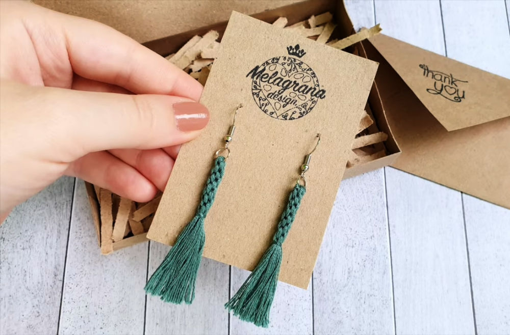 Simple DIY Macrame Earrings - Blitsy