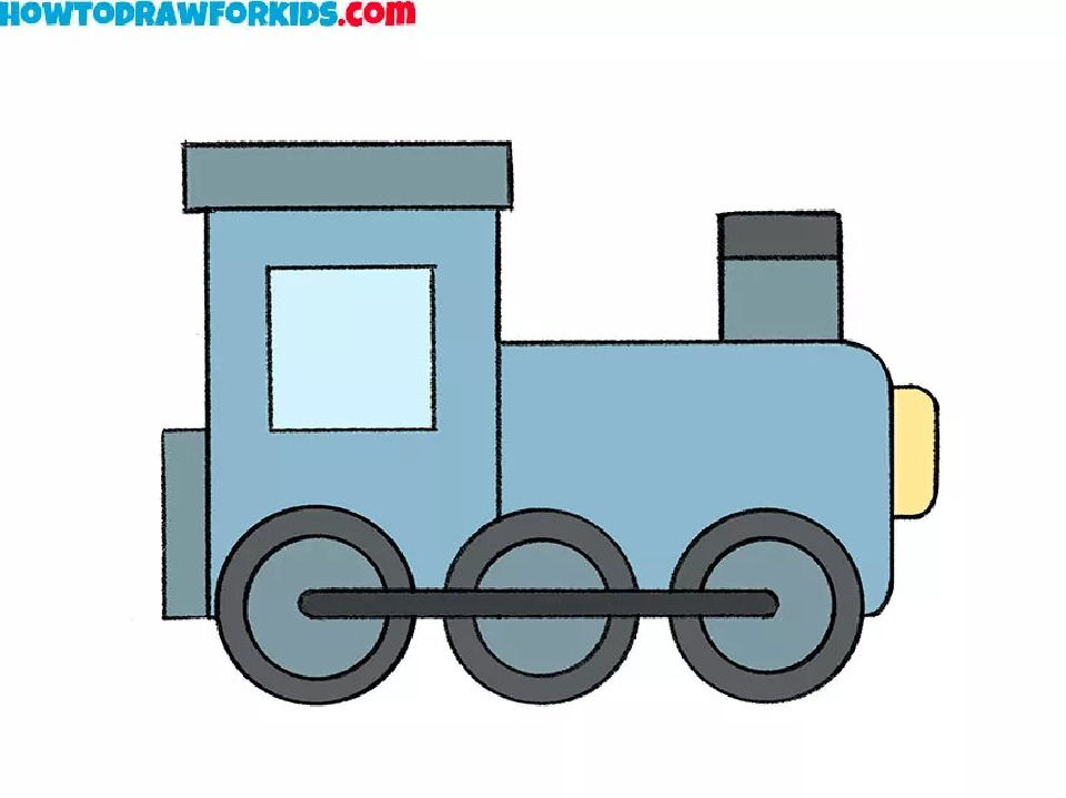 25 Easy Train Drawing Ideas - How to Draw a Train