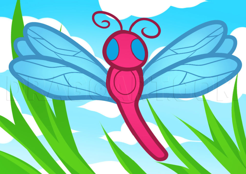 25 Easy Dragonfly Drawing Ideas - How to Draw