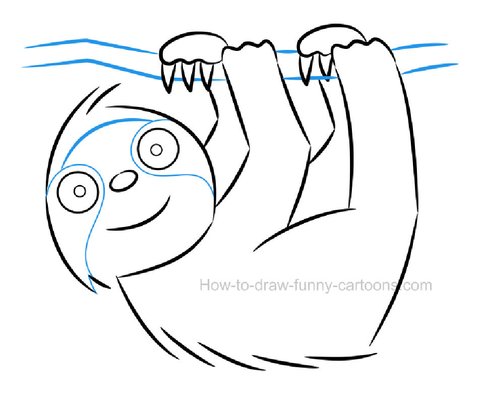 25 Easy Sloth Drawing Ideas - How to Draw a Sloth