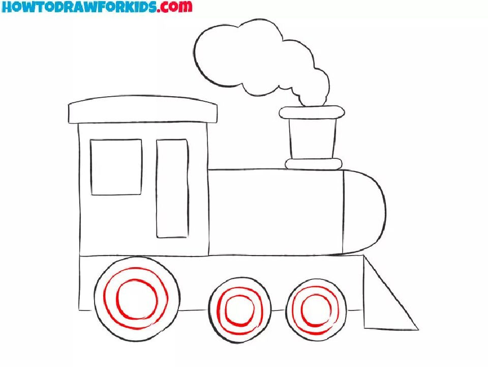 25 Easy Train Drawing Ideas - How to Draw a Train