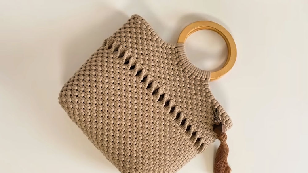 DIY Macrame Bag Pattern - Blitsy