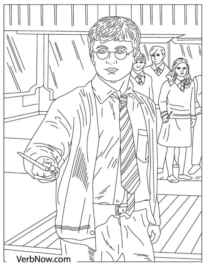 25 Free Harry Potter Coloring Pages for Kids and Adults