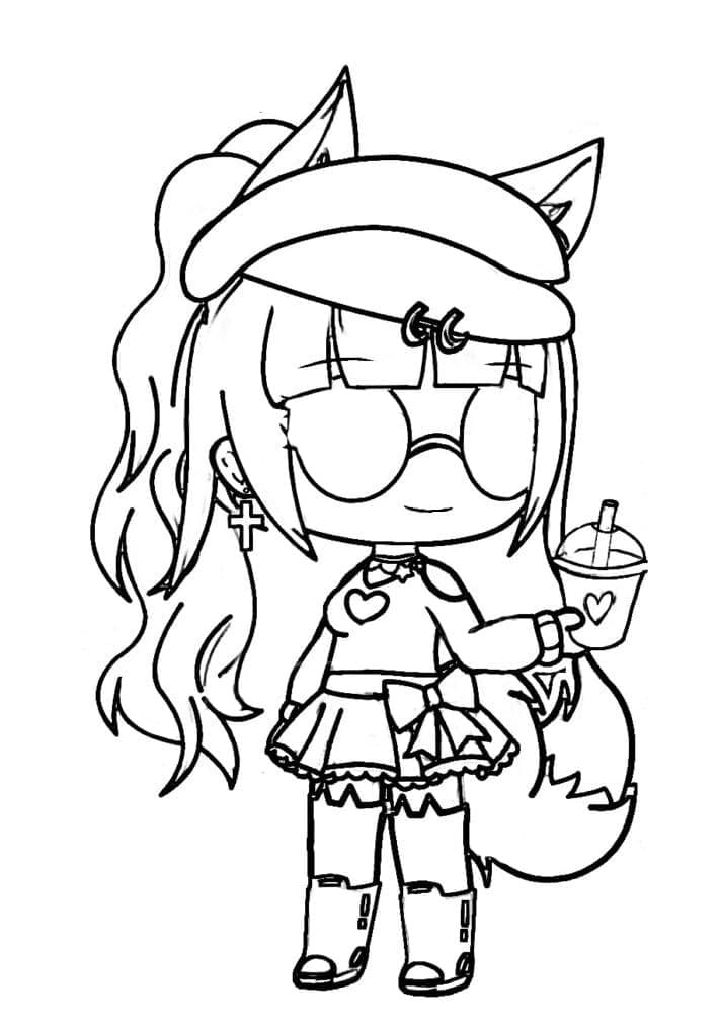 25 Free Gacha Life Coloring Pages for Kids and Adults
