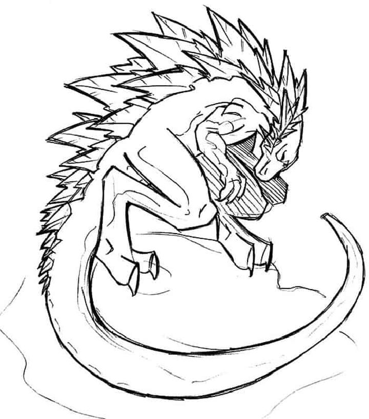 25 Free Godzilla Coloring Pages for Kids and Adults