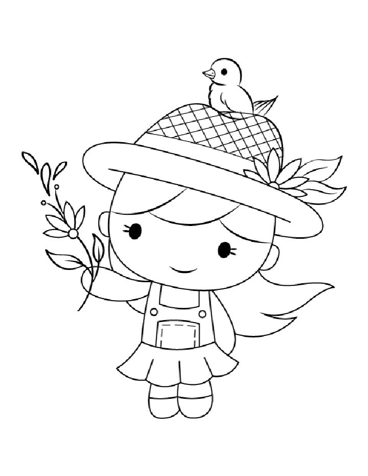 25 Free Spring Coloring Pages for Kids and Adults