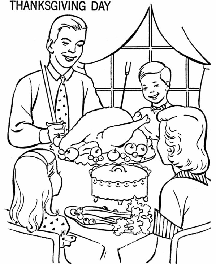 40 Free Thanksgiving Coloring Pages for Kids and Adults