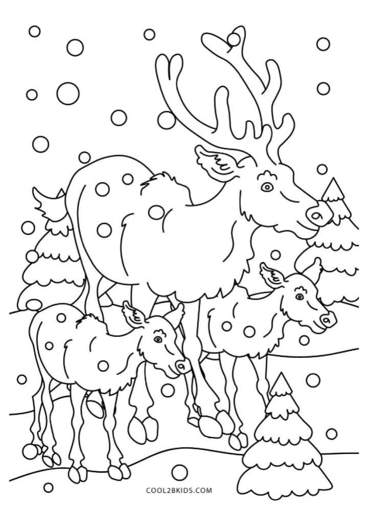 25 Free Winter Coloring Pages for Kids and Adults