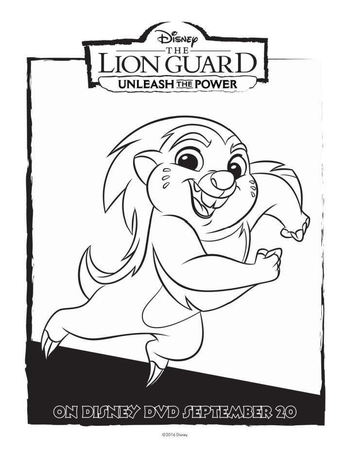 25 Free Lion Guard Coloring Pages for Kids and Adults