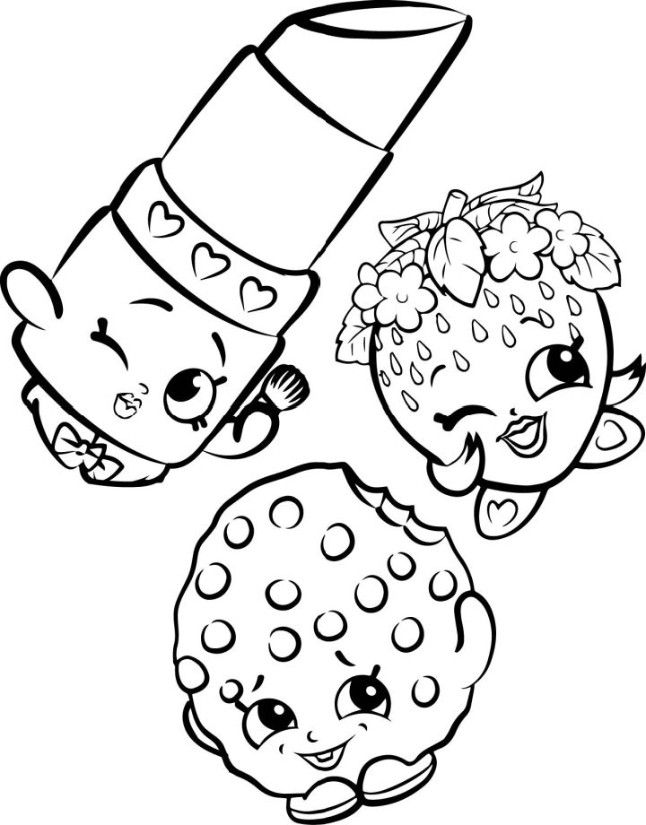 25 Free Shopkins Coloring Pages for Kids and Adults
