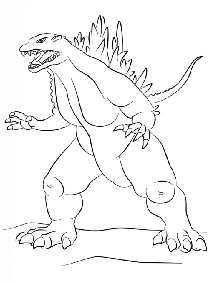 25 Free Godzilla Coloring Pages for Kids and Adults