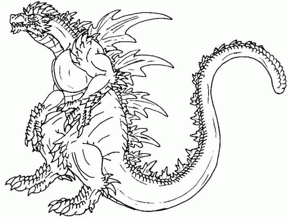 25 Free Godzilla Coloring Pages for Kids and Adults